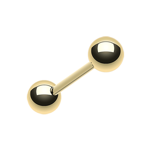 Gold Plated Basic Steel Barbell - Walmart.com