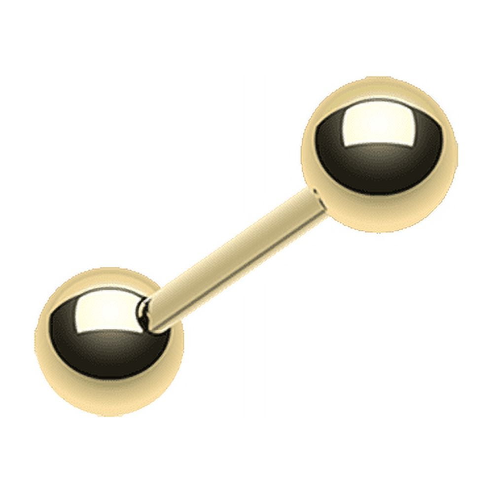 Gold Plated Basic Steel Barbell - Walmart.com