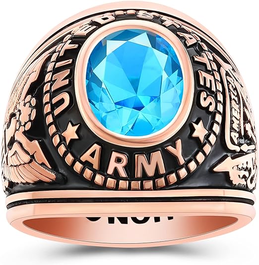 Gold Plated Class Rings Birthstone Rings Class Rings for Men High ...