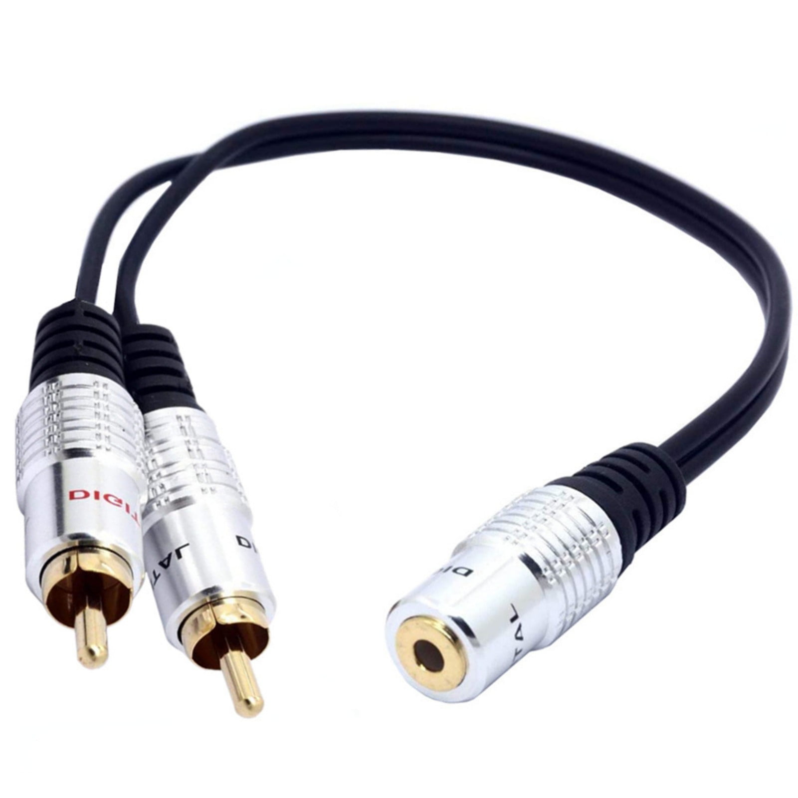 Gold Plated Computer Case Adapter Cable 3.5mm Converter Cord Female to ...