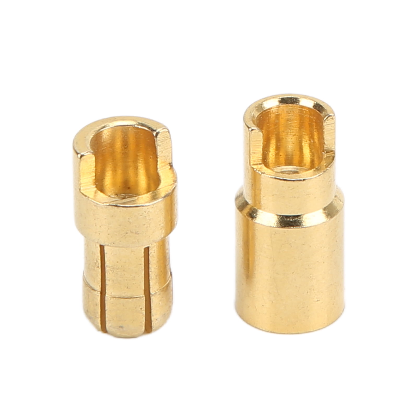 Gold-Plated Copper Banana Connectors - 6mm Male & Female Plug Heads for ...
