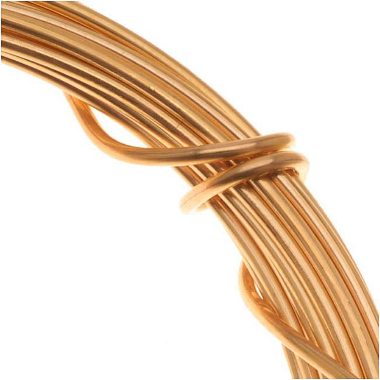 Gold Plated Copper German Bead Wire Craft Wire 18 Gauge/1mm (4 Meters ...