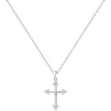 Gold-Plated Cross Necklace, Religious Jewelry, Small Pendant Necklace ...