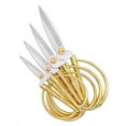 Gold Plated Dragon and Phoenix Relief Design Bonsai Scissors, Chinese ...
