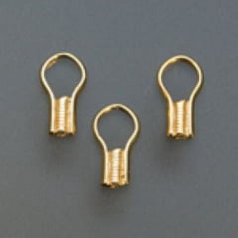 Gold Plated EZ Crimp End Cord Fasteners, Pack of 80 - Walmart.com