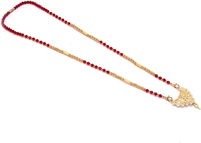 Gold Plated Lightweight Designer Mangalsutra Pendant With Combo Offer ...