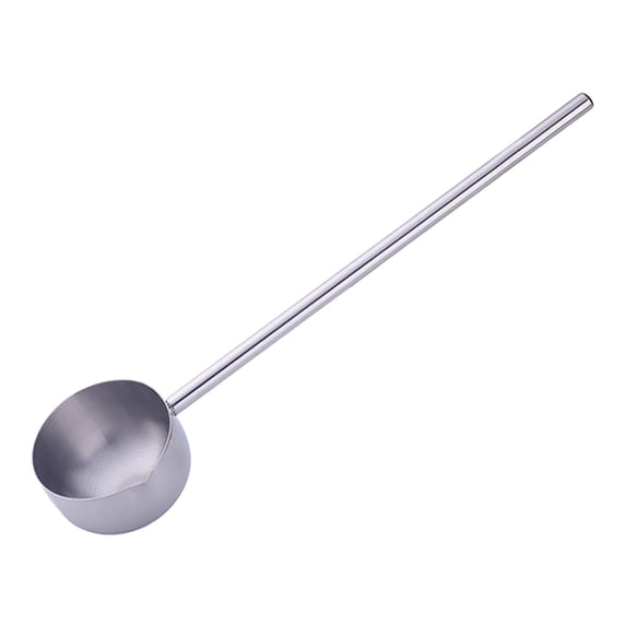 Gold Plated Long Handle 80ml Soup Spoon, Multi Use Kitchen Ladle For ...