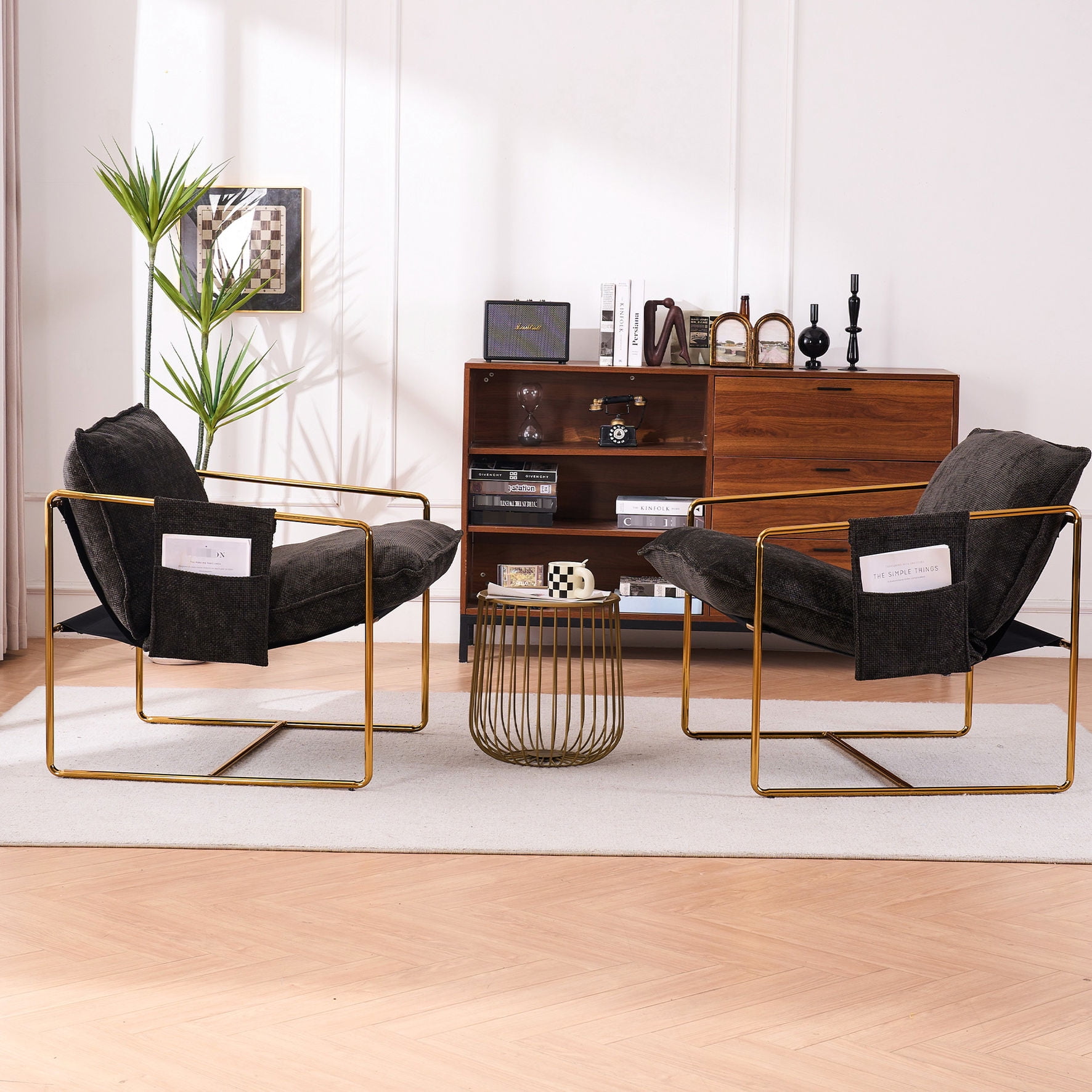 Gold - Plated Metal Frame - Body - Hugging Cushion - Watching TV ...