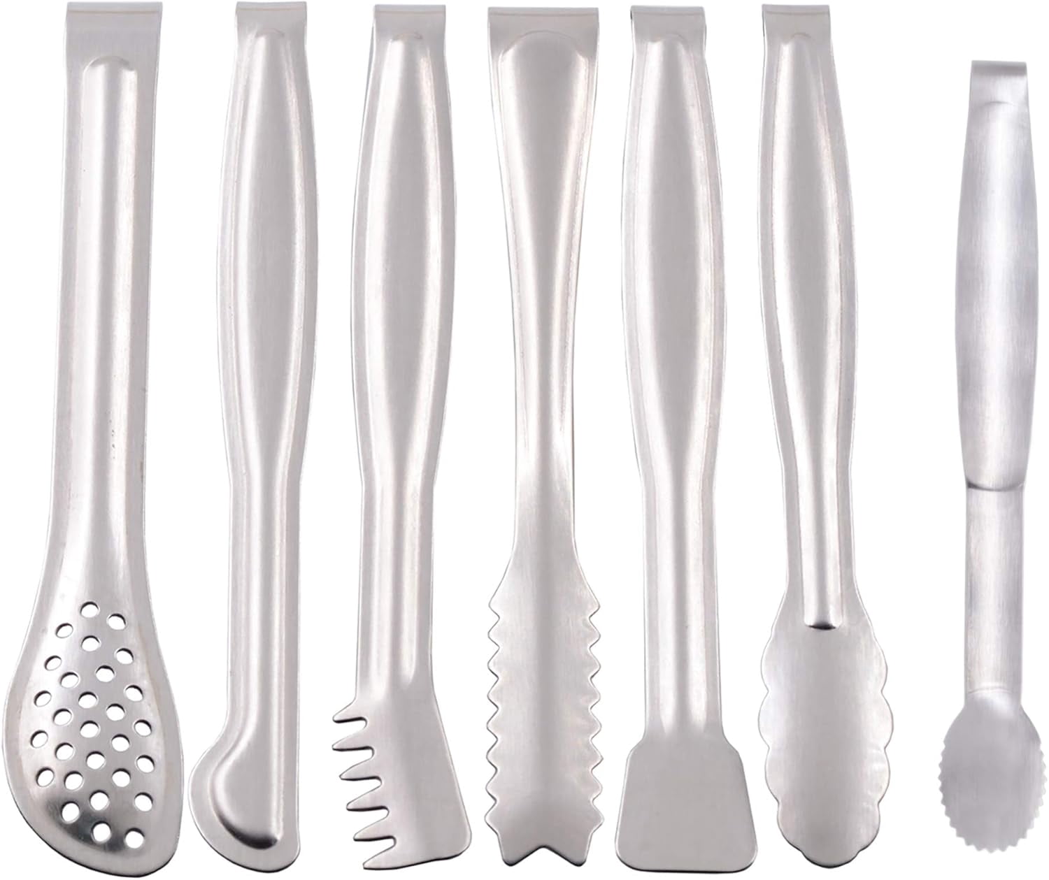 Gold Plated Mini Serving Tongs Set 6-Inch Appetizers Tongs Stainless ...