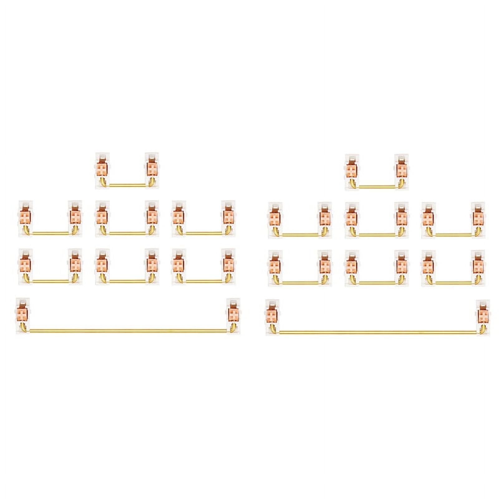 Gold Plated Plate Mounted Stabilizer for Custom Mechanical Keyboard 2U ...