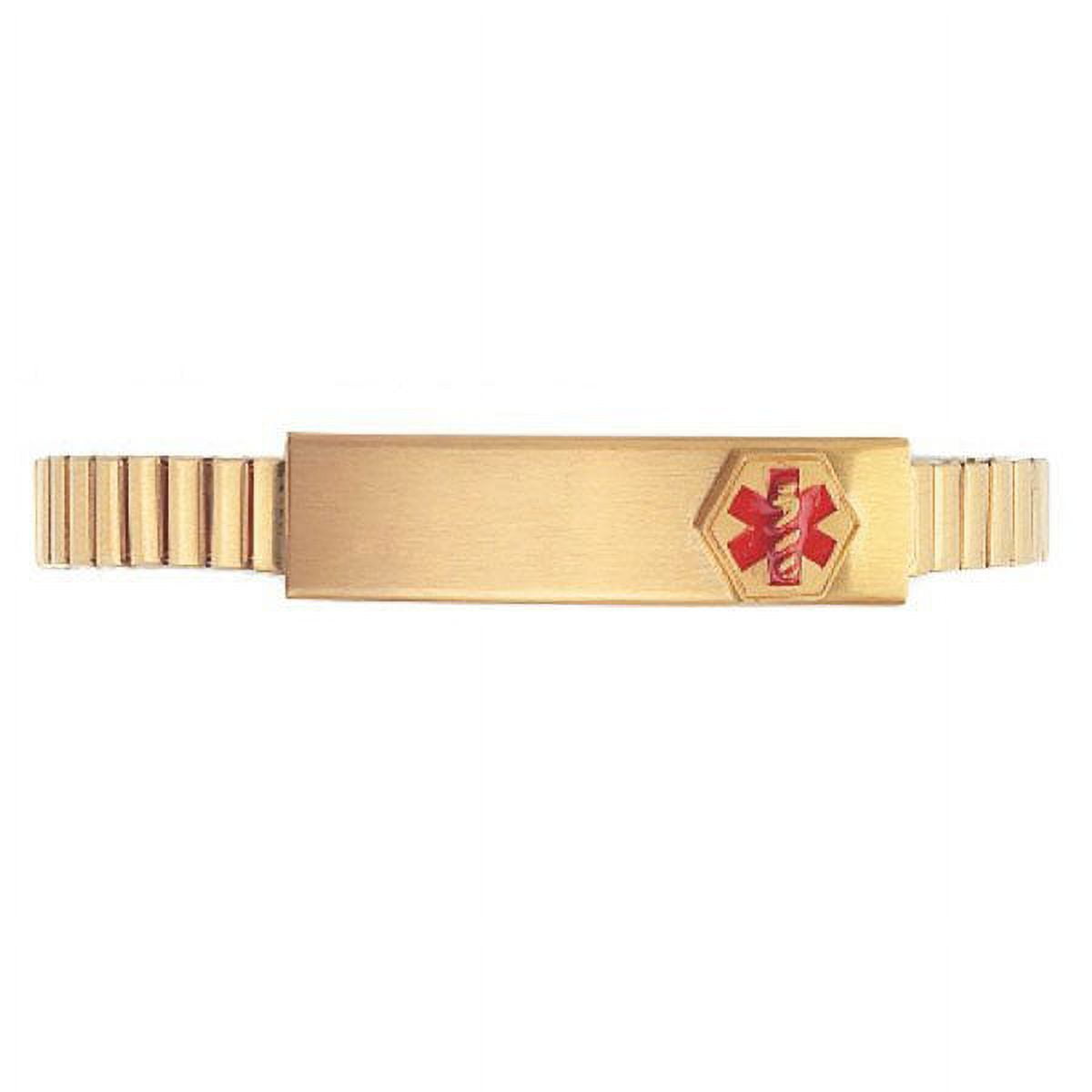 Gold Plated Stainless Steel Ladies Expansion Bracelet - Stainless Steel ...