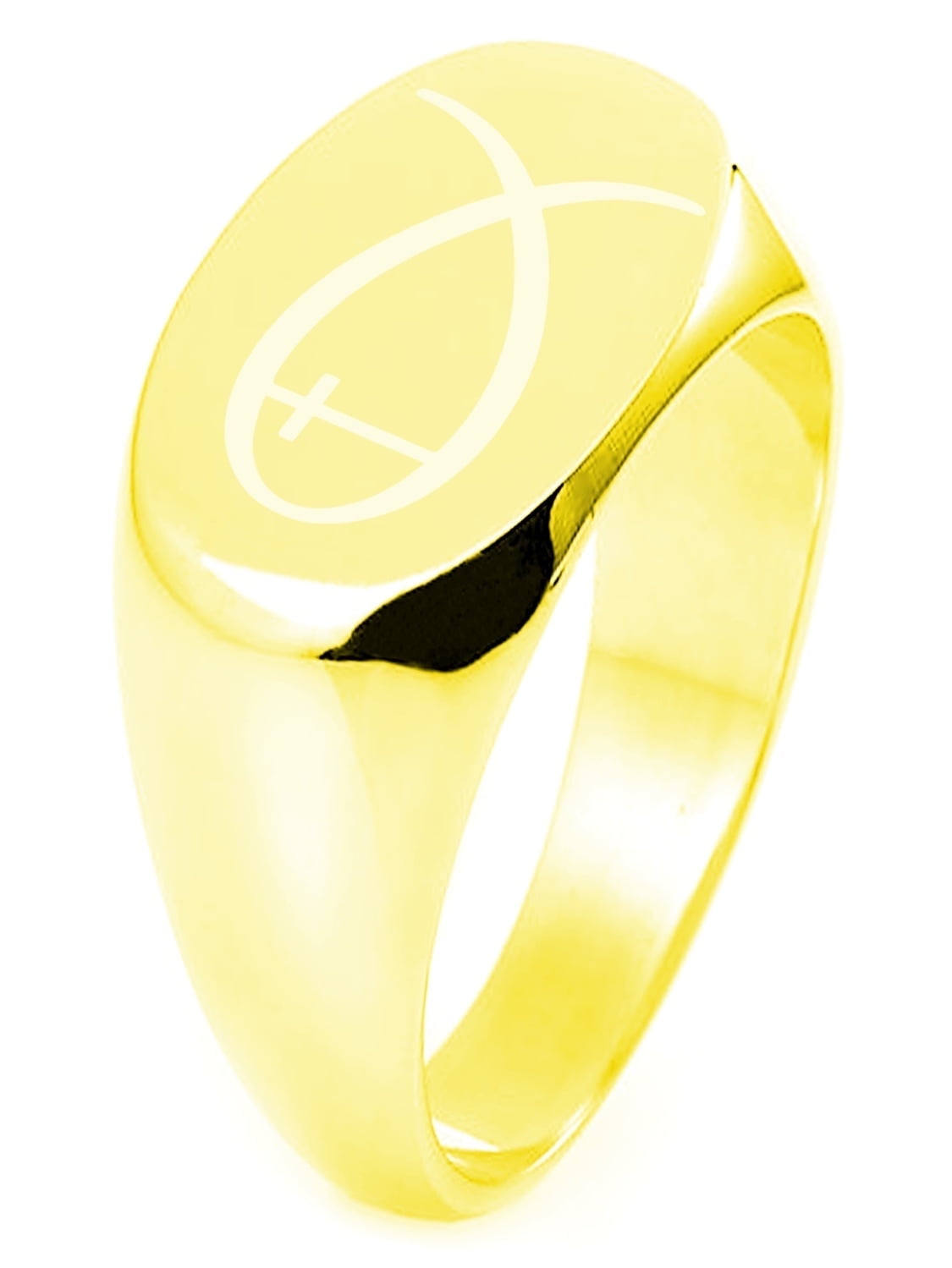 Tioneer Sterling Silver Gold Plated Fish With Jesus Ichthus Cross ...