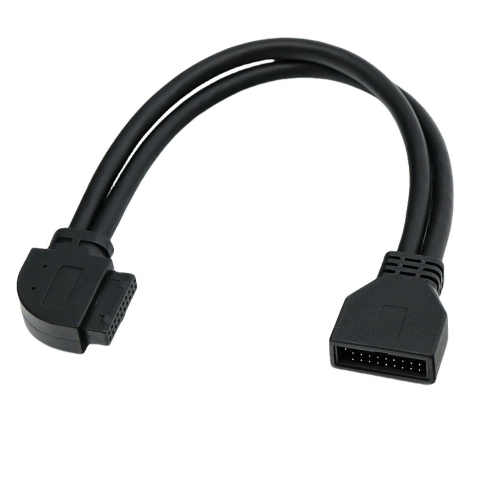 Gold Plated USB3.0 Motherboard Extension Cable 25cm 90 Degree Elbow ...