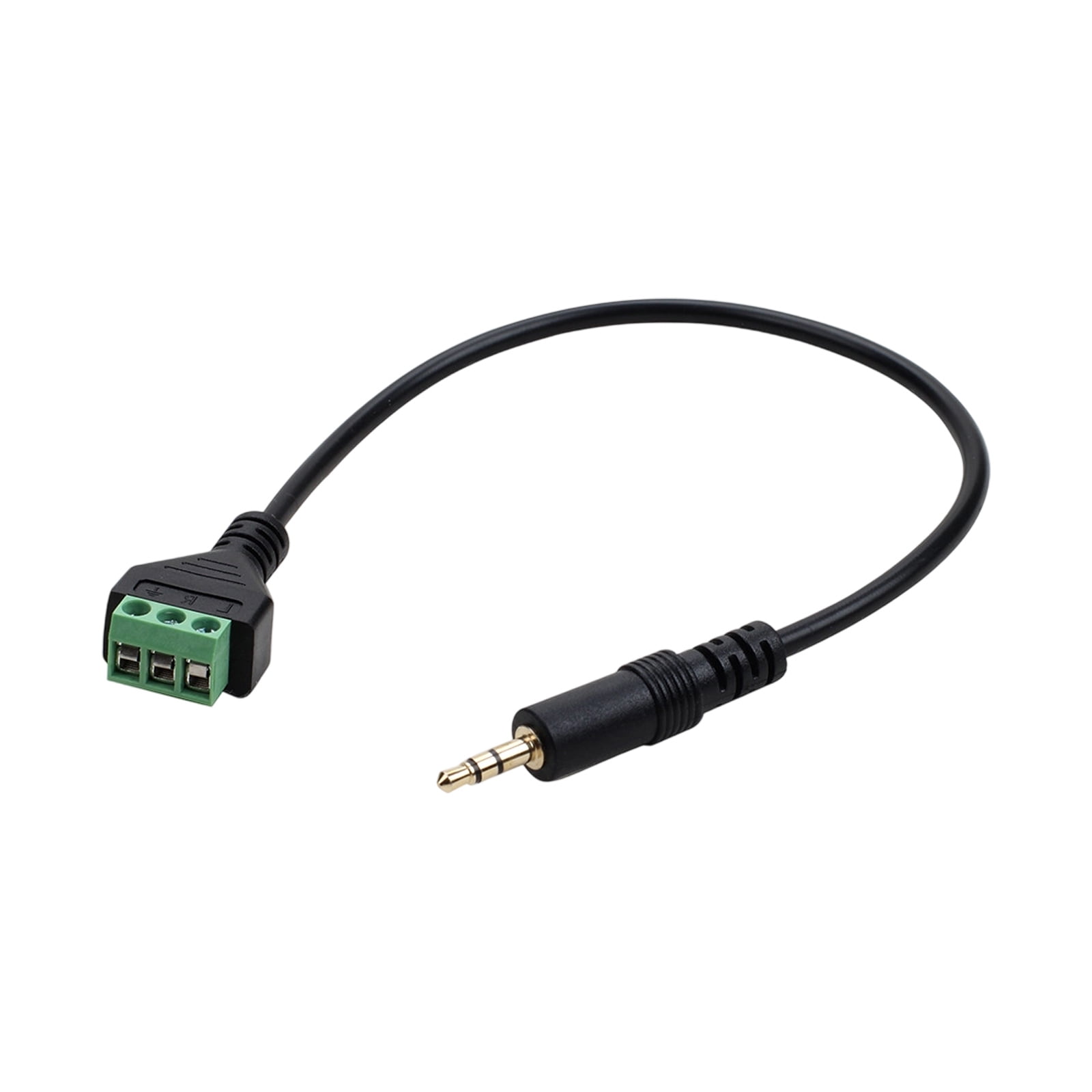 Gold Plateds 3.5mm TRSs Balanced Sound Plugs To 3 Pin Terminals ...