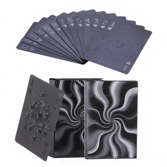 Gold Playing Card Game Card Group Waterproof Poker Suit Magic Package ...