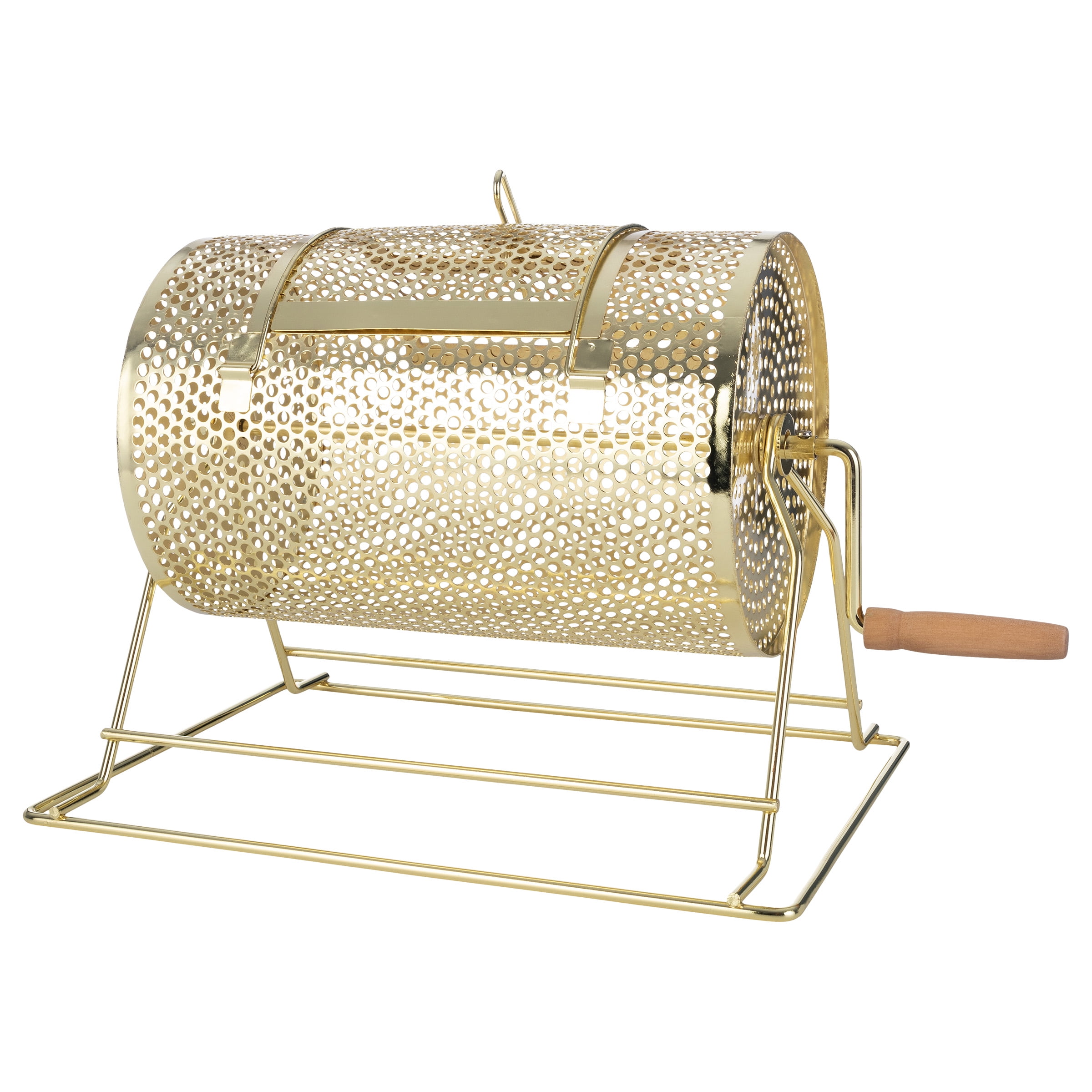 Trademark Poker Gold Brass Raffle Ticket Drum - Walmart.com