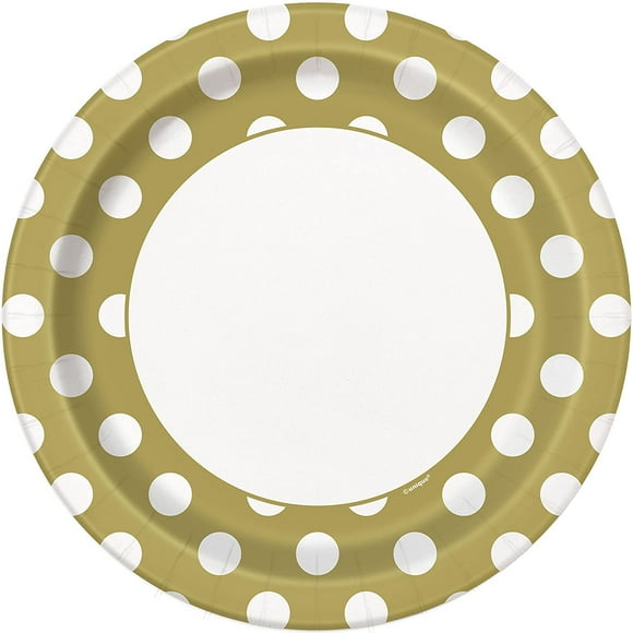 Gold Paper Plates