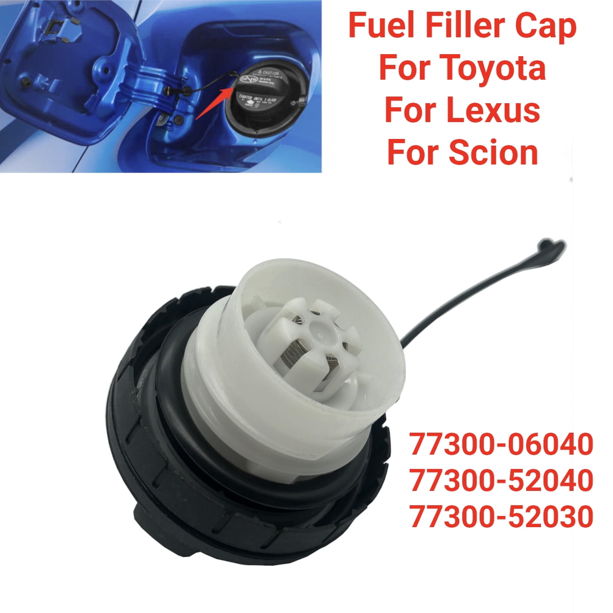Gold Precious Fuel Gas Cap, Toyota Camry, CorTrustHilux, Rav4, Sequoia ...