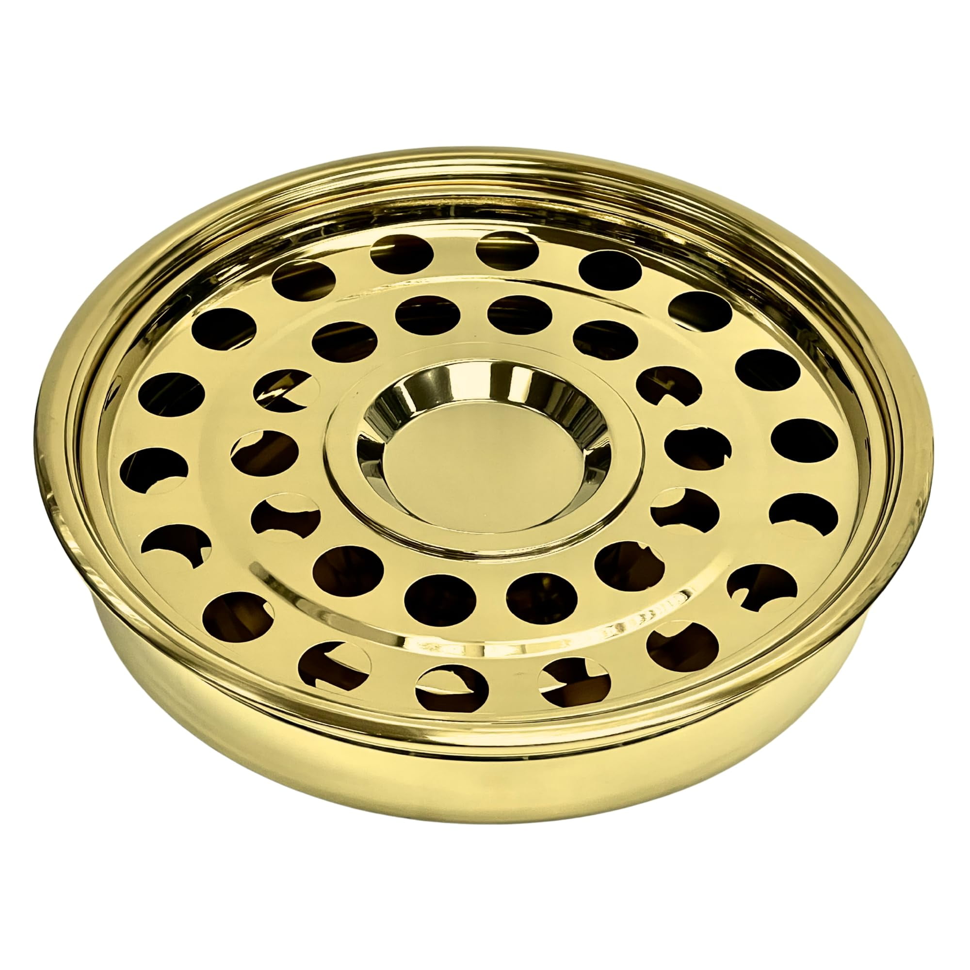 Gold Premium Communion Tray – Stainless Steel 32-Cup Communion Ware for ...