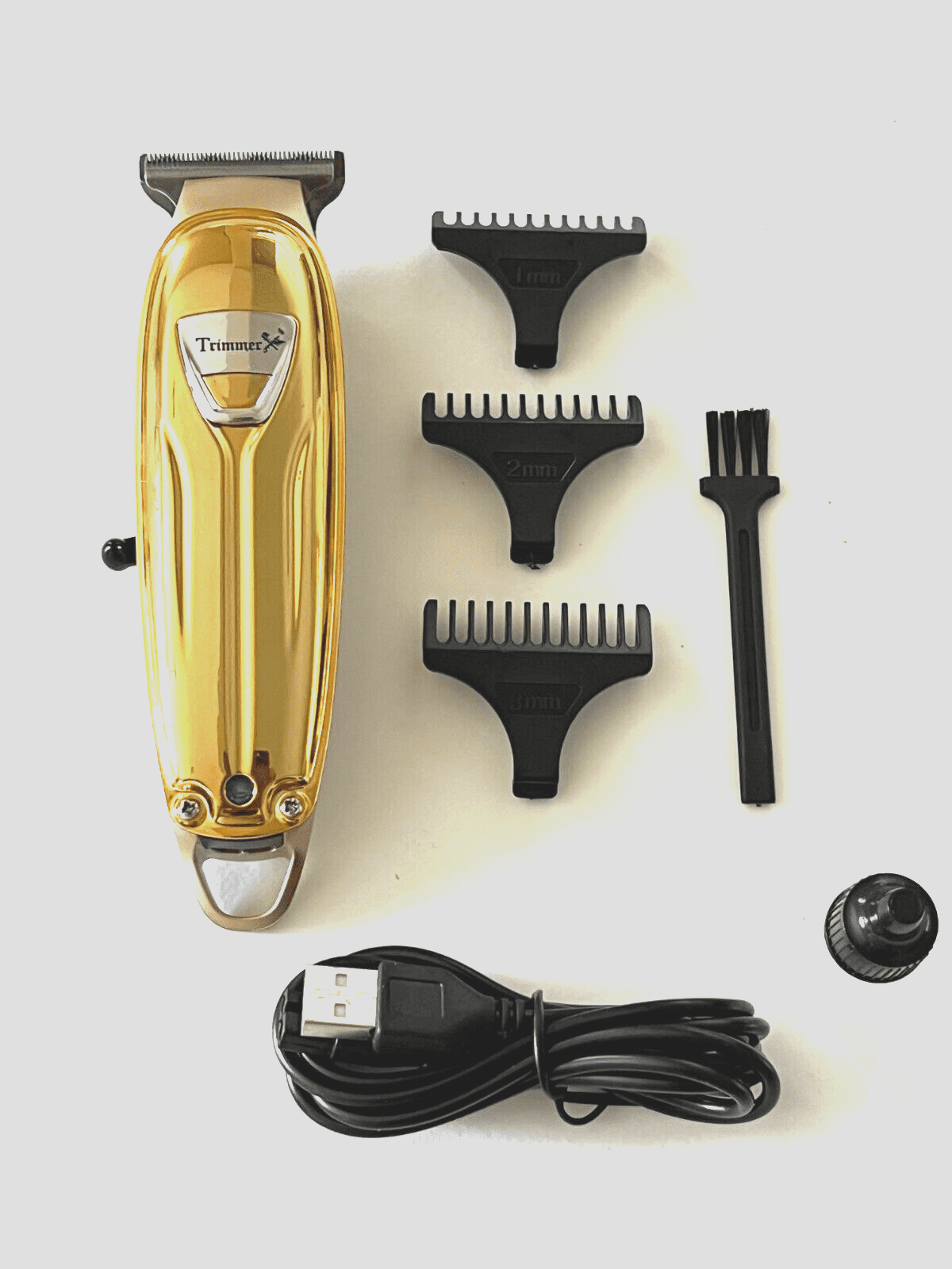 Gold Professional Hair Clipper Trimmer For Men Hair Beard Body Cordless ...