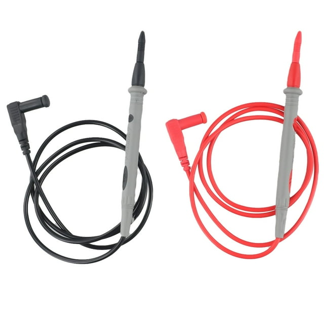 Gold Pvc Multimeter Probe Set for Ic Component Testing Comfortable Grip ...