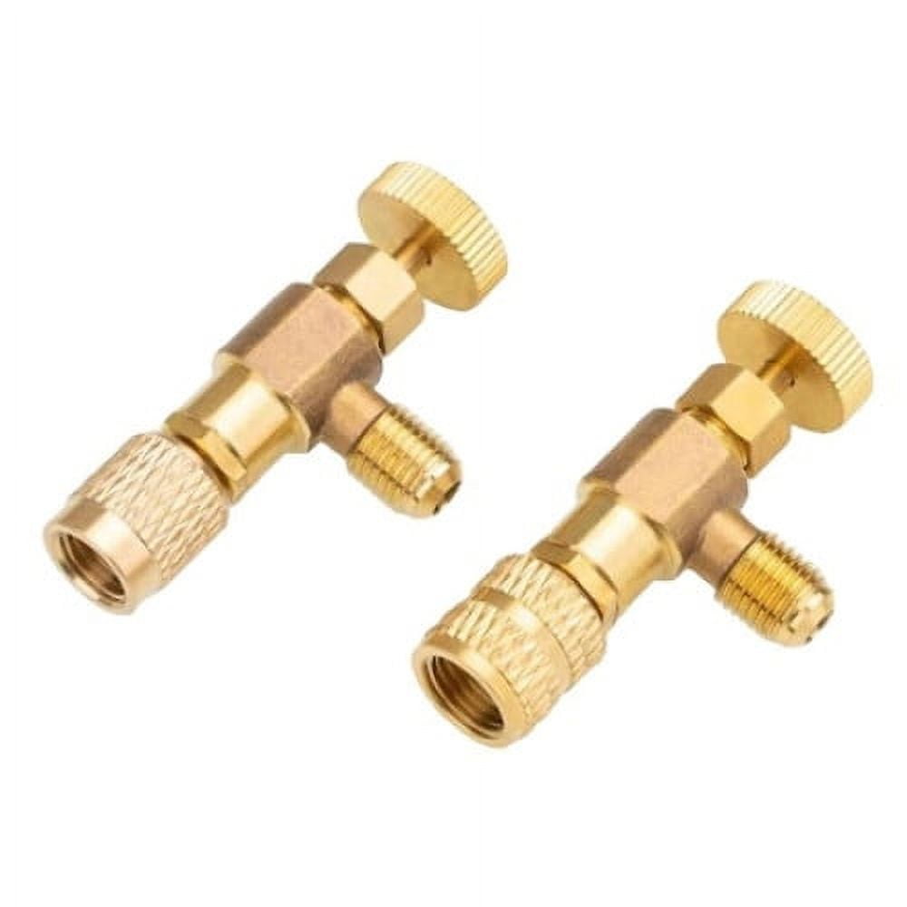 Gold Refrigerant Charging Valve, Safety Adapter Ensures Smooth ...