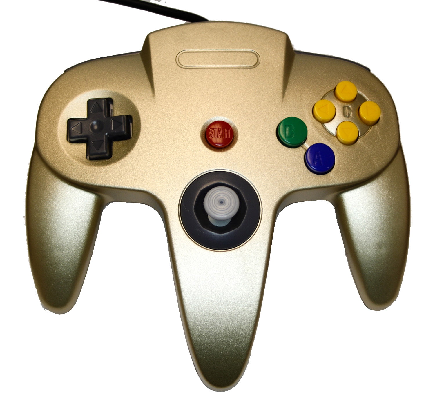 Mars Devices Gold Replacement Controller for Nintendo N64 with Ten ...