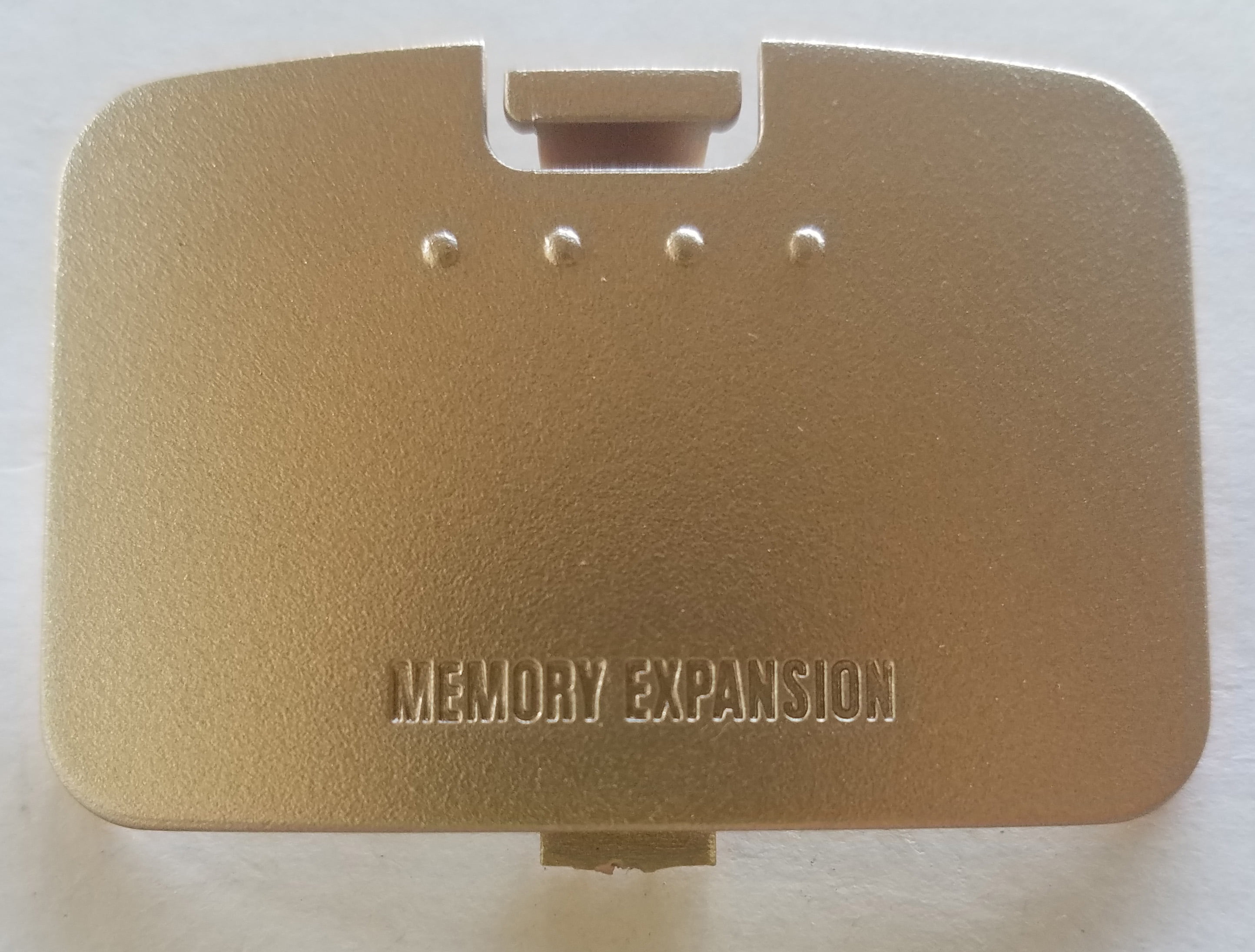 Gold Replacement Expansion Jumper Pack Cover Lid for the Nintendo 64 ...