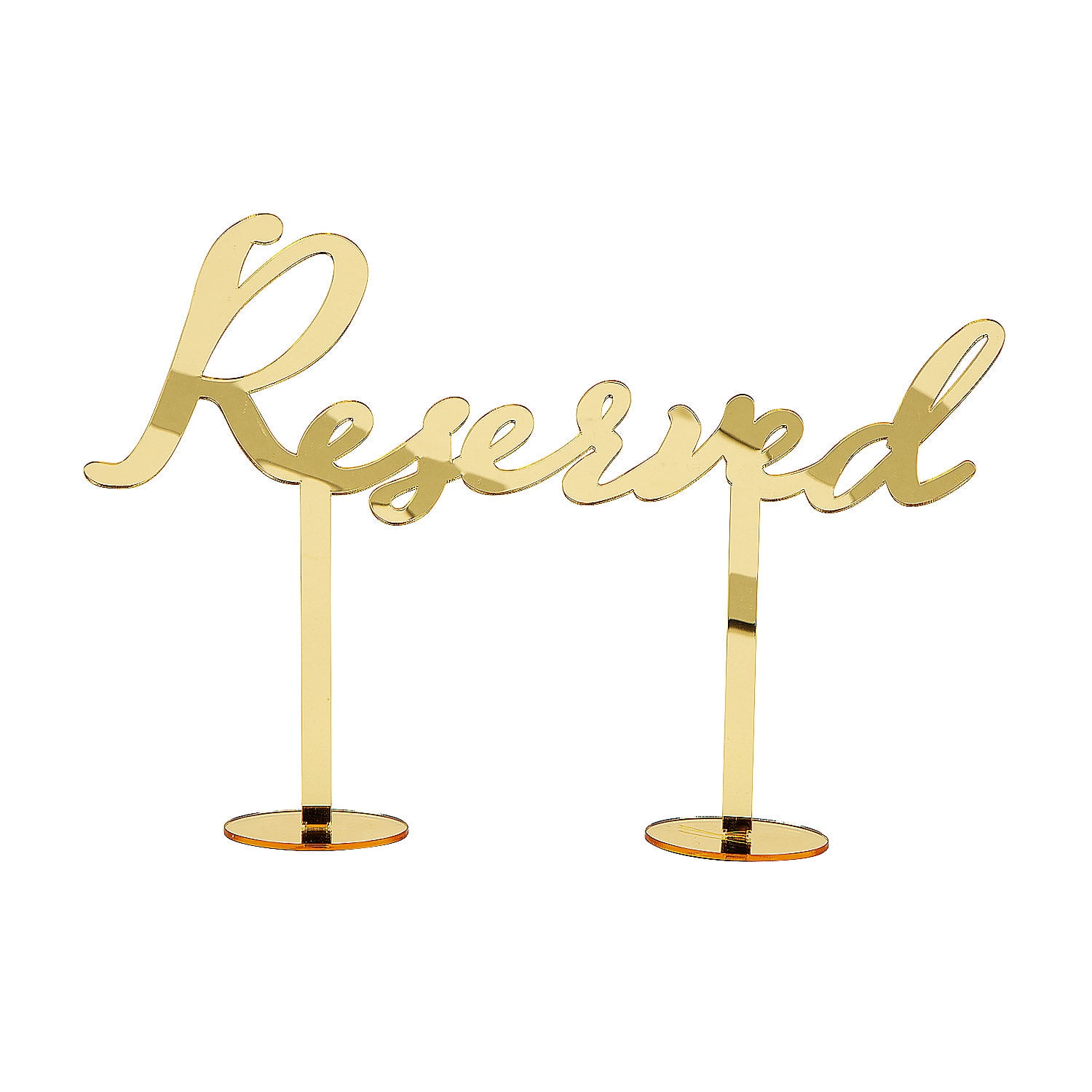 Gold Reserved Sign, Home Decor, Wedding, 1 Pieces - Walmart.com