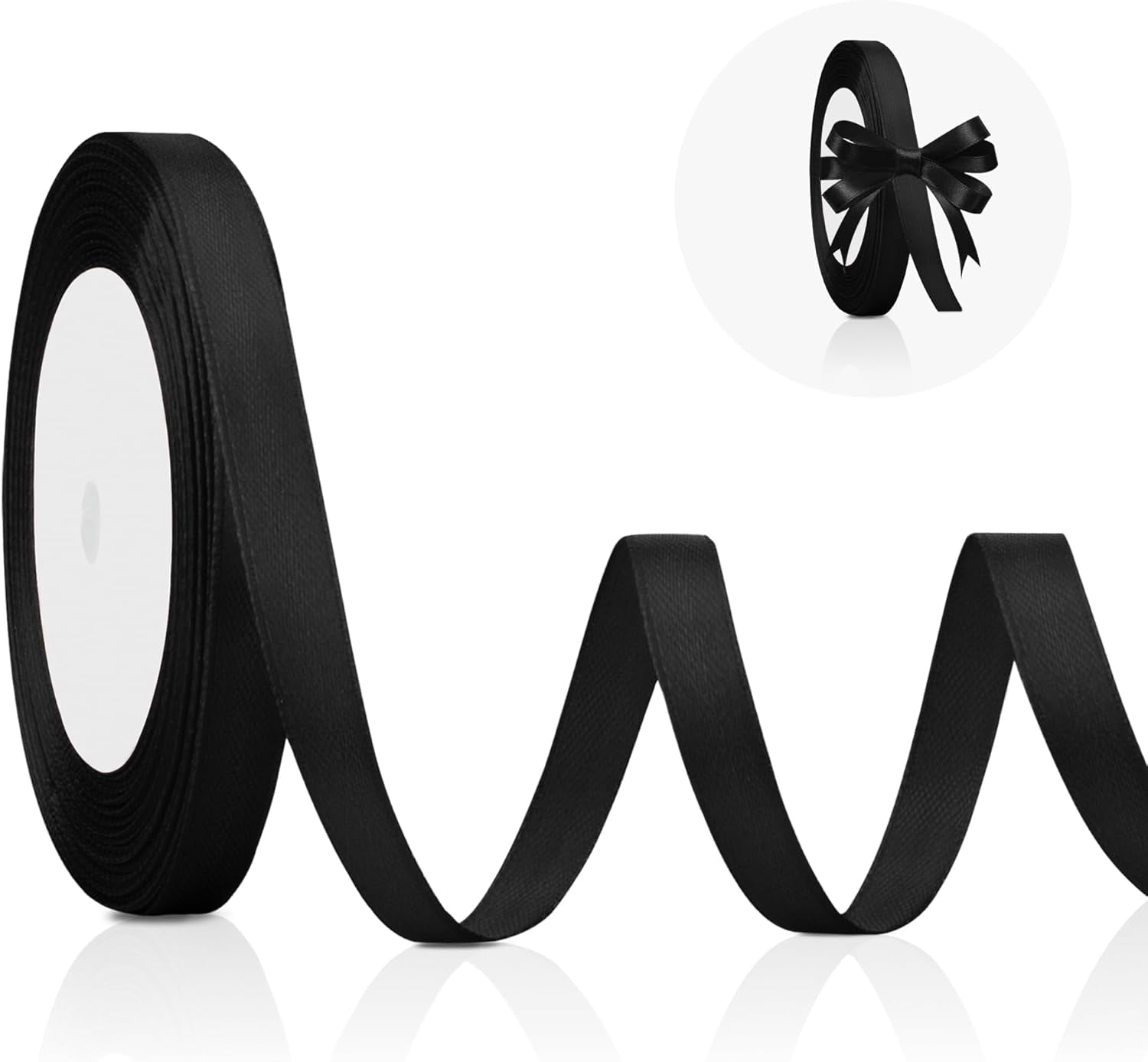 Gold Ribbon for Gift Wrapping, 3/8 Inch Gold Satin Ribbon for Party ...