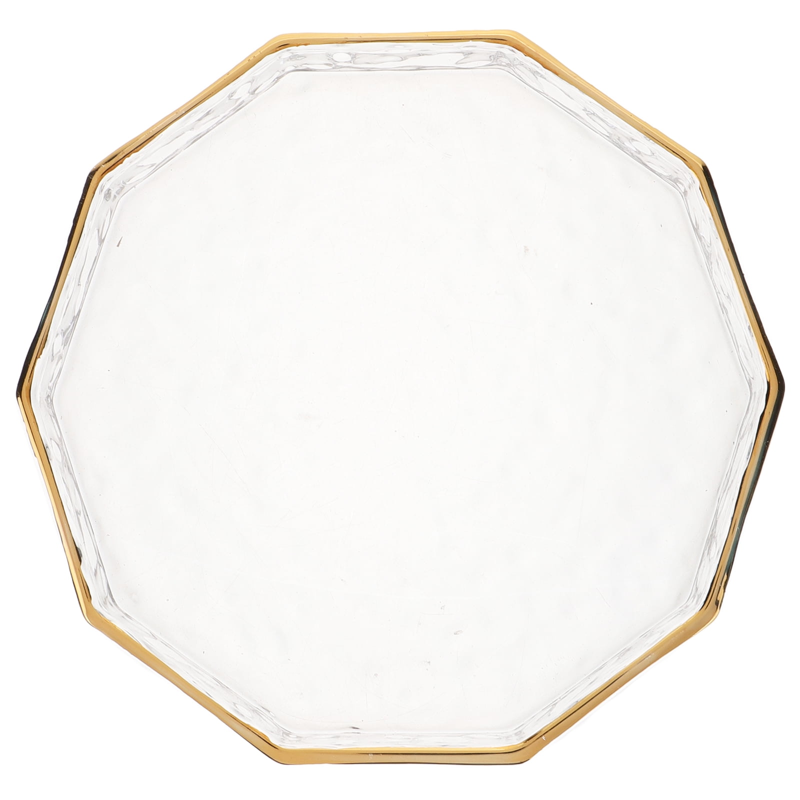 Gold Rimmed Glass Fruit Plate Kitchen Fruits Plate Glass Plate Food ...