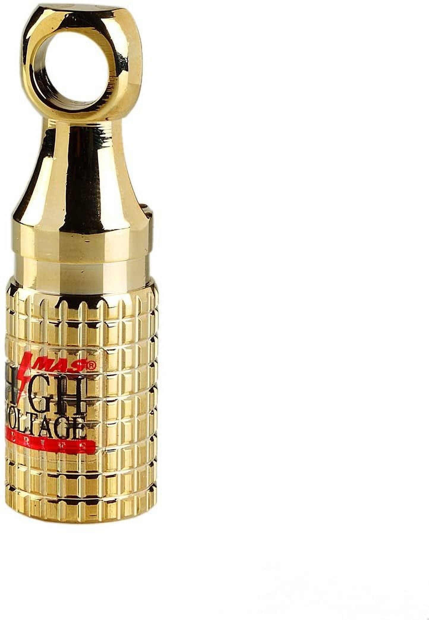 Gold Ring Terminal 5/16” Hole 8 Gauge 5/16" Eyelet - Walmart.com