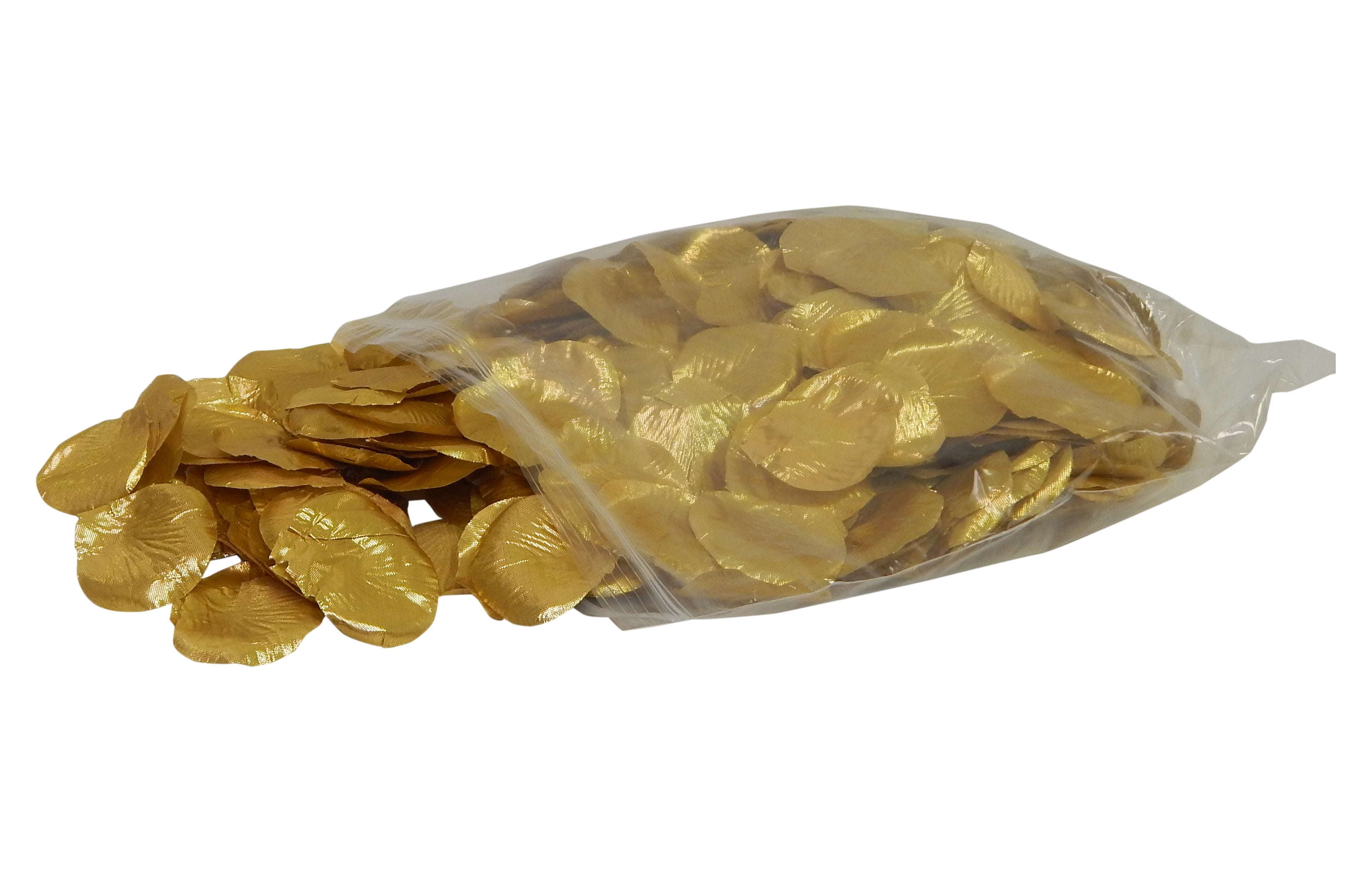 Gold Rose Petals Polysilk Faux Fake Flower 400 Opaque & 100 Sheer 2 ...