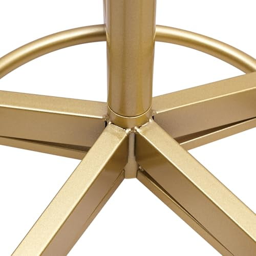 Gold Round Rotating Clothes Rack, 360° Rotating Clothing Garment Rack ...