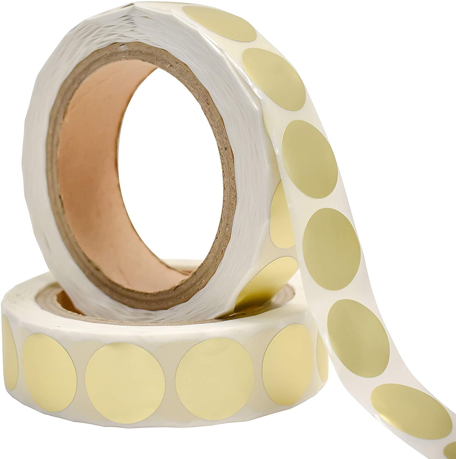 Walmart Gold Round Stickers, 1-Inch, 1000 Labels Per Roll, Circle ...