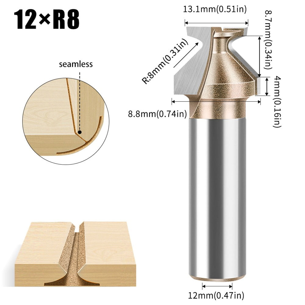 Gold Router Bit For Smooth Router Bits Seamless Router Integrated Drill ...