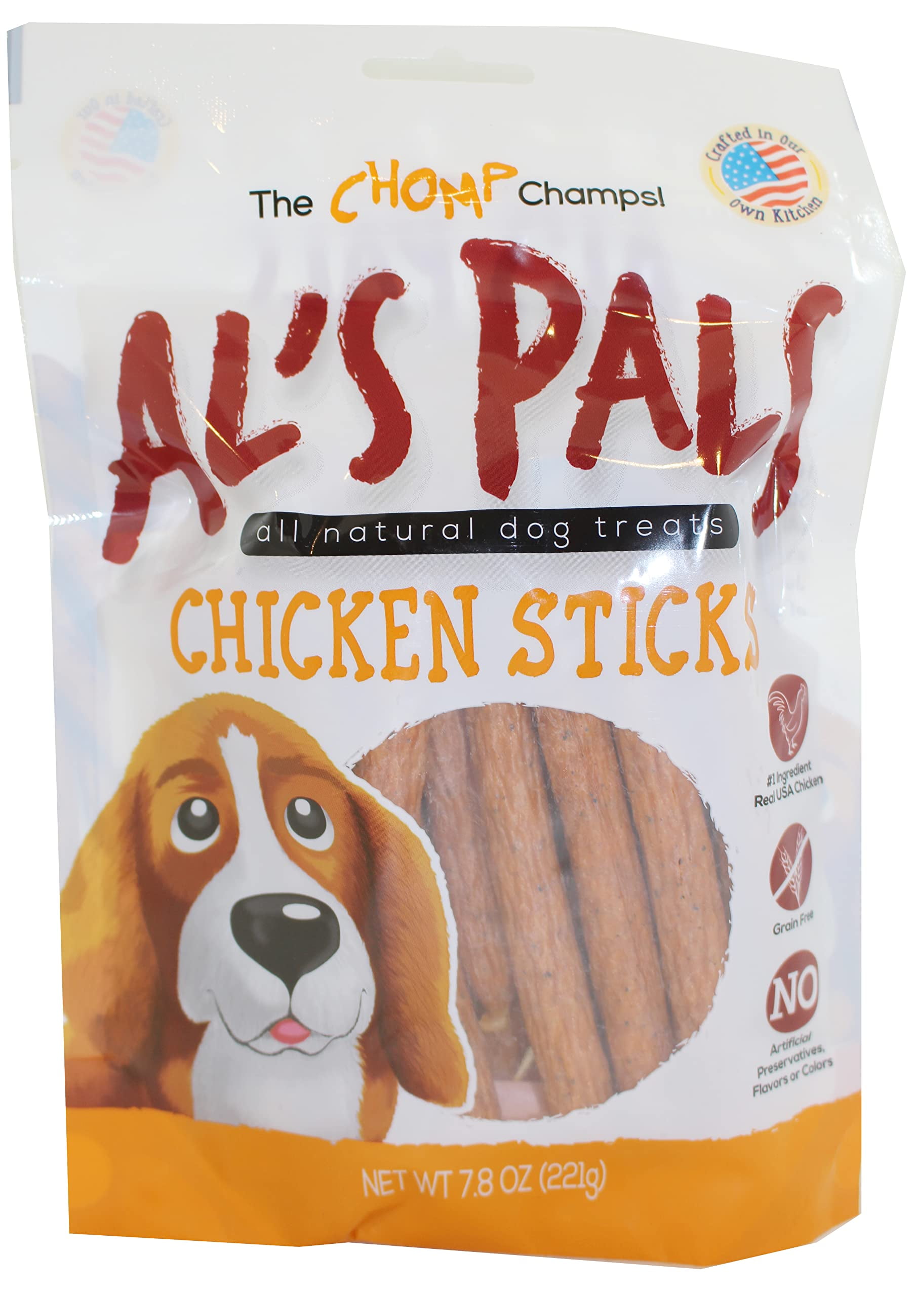 Gold Rush Farms AL's MMF7 Pals All Natural Dog Treats - Chicken Sticks ...
