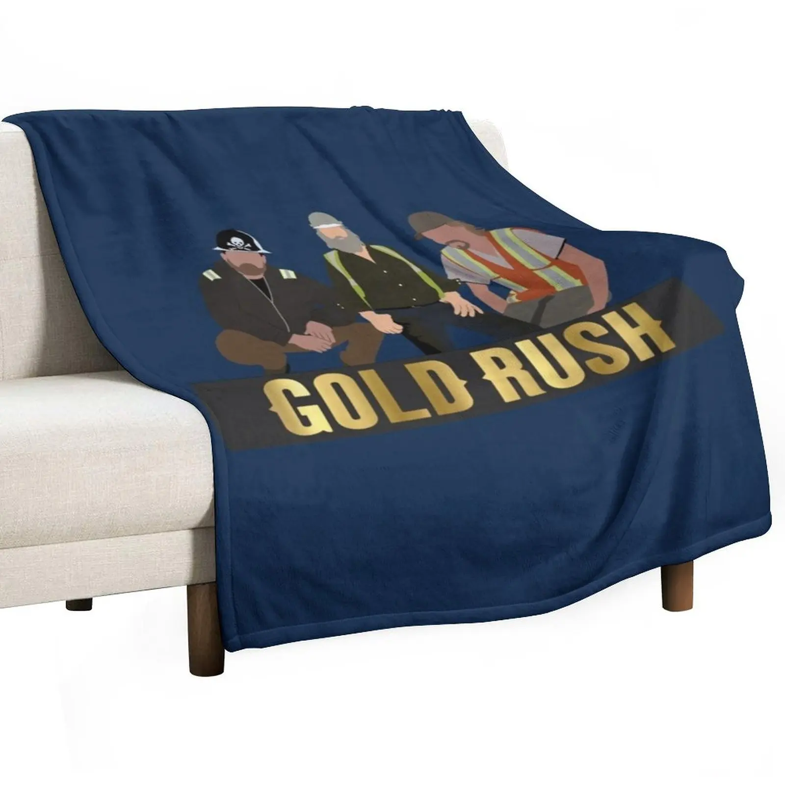 Gold Rush Parker Schnabel Rick Ness Tony Beets Throw Blanket Soft Plaid ...