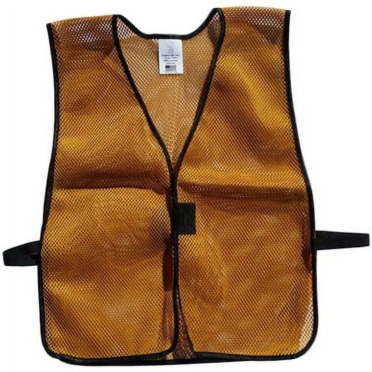 Gold Safety Vests - Soft Mesh Plain Vests - Walmart.com