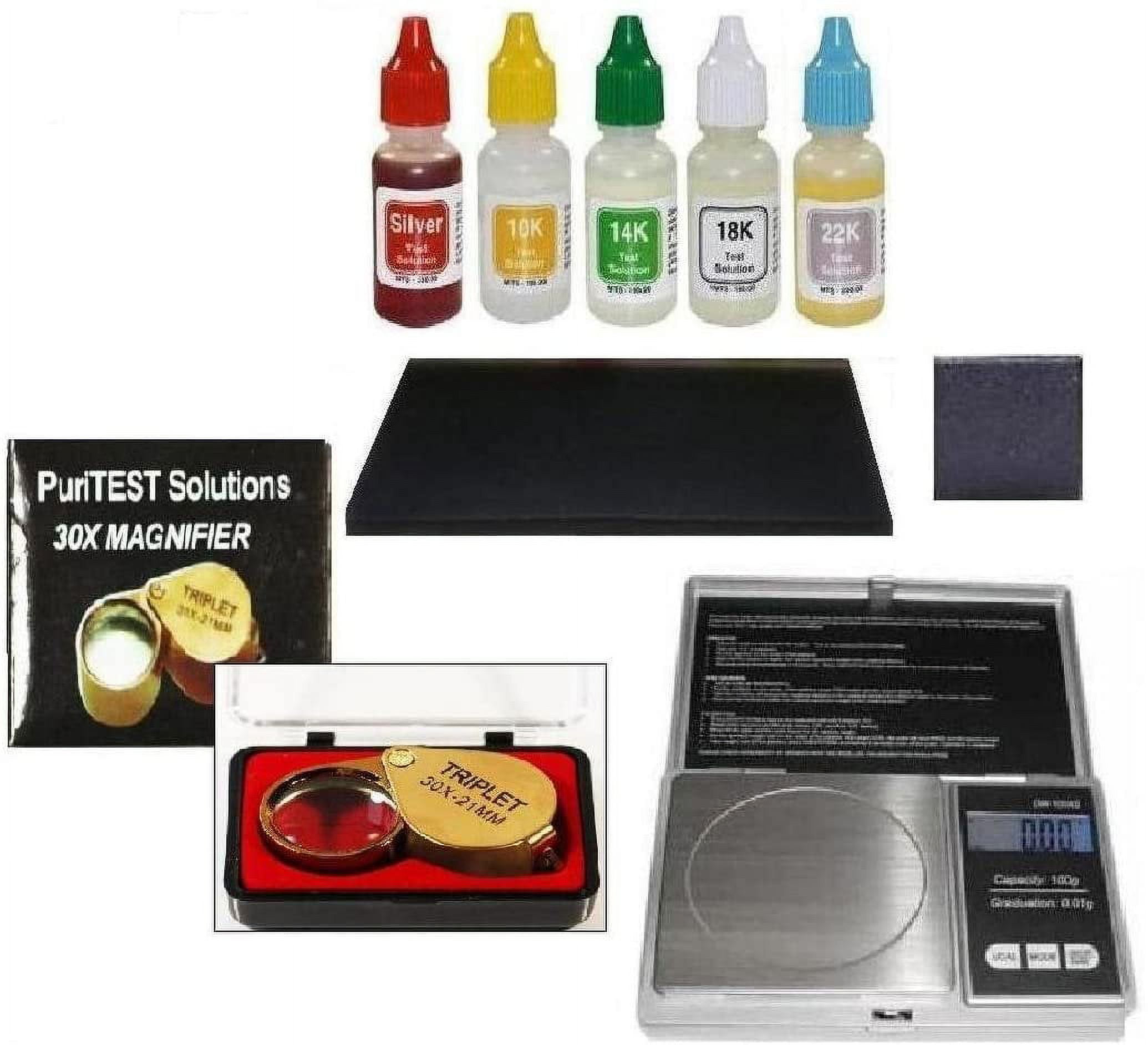 Gold Salvage Essential Tool Kit- Portable Purity Test with Digital ...