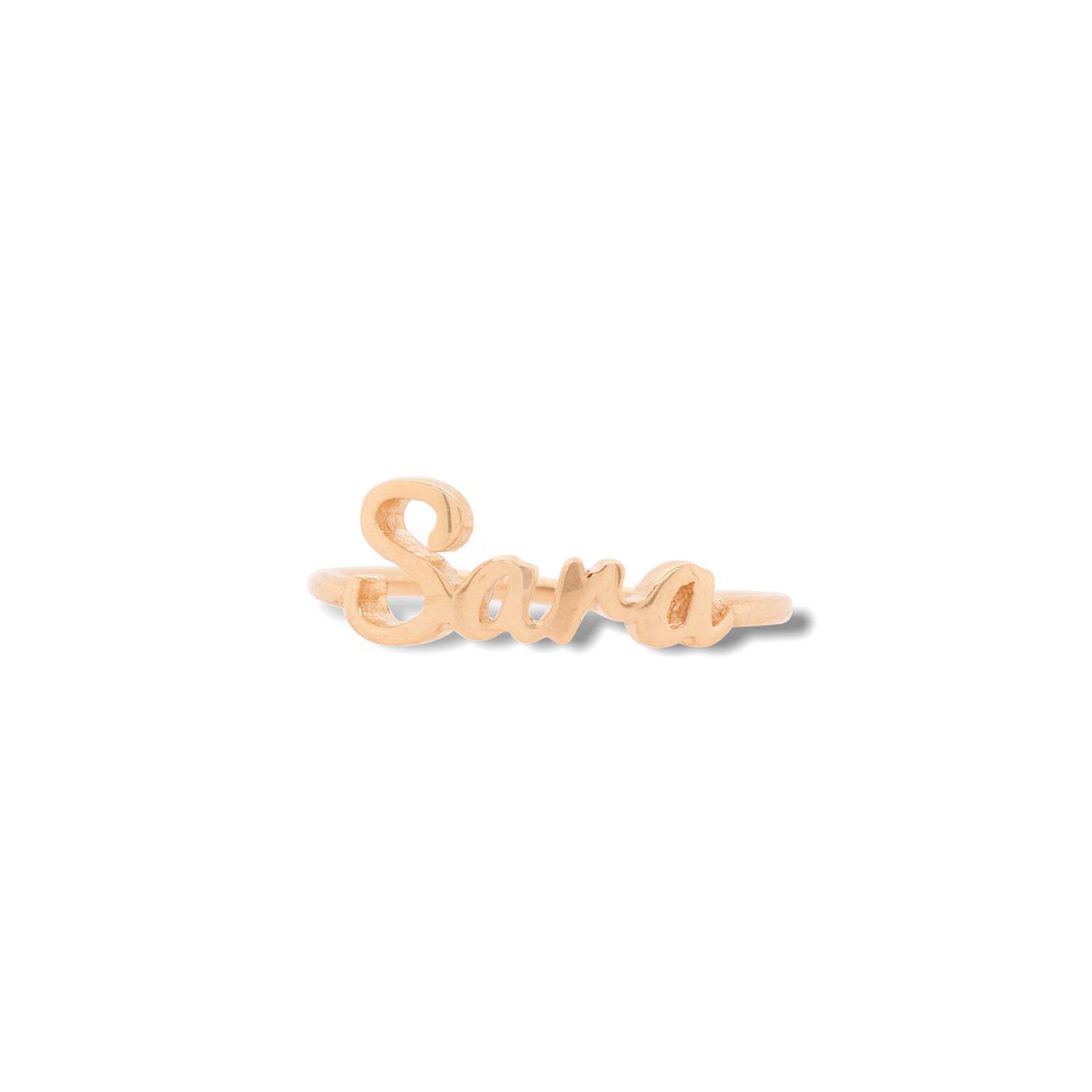 Gold Script Name Ring - Walmart.com