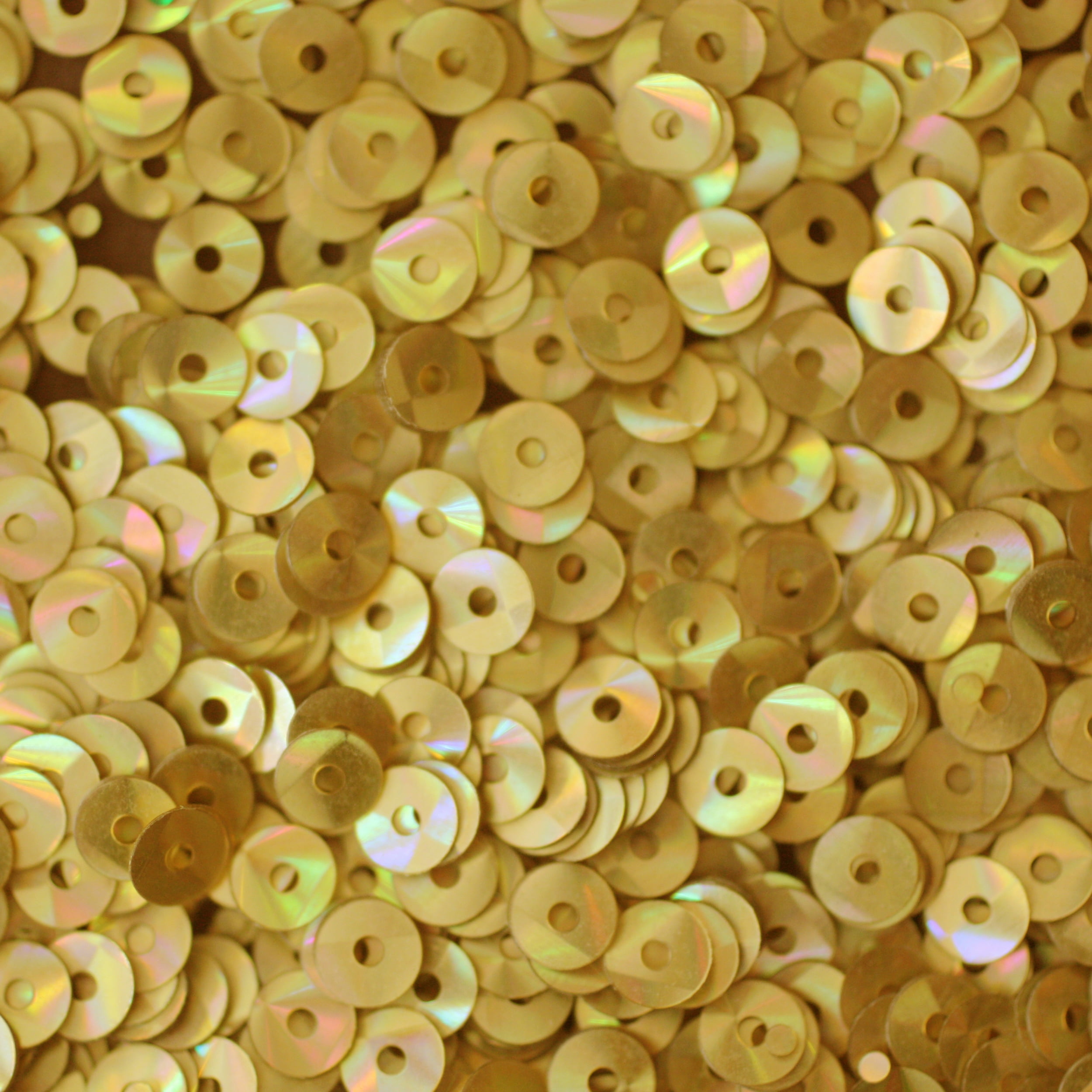 Gold Sequins 4mm Prism Multi Reflective Metallic Made in USA - Walmart.com