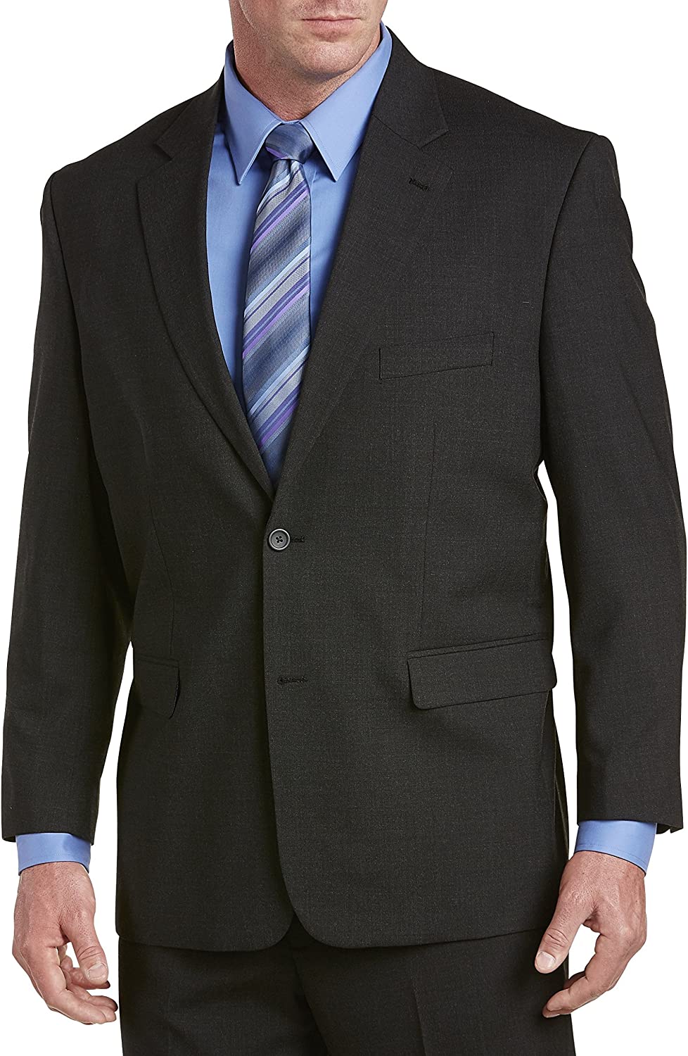 Gold Series by DXL Men's Big & Tall Perfect Fit Jacket-Relaxer Suit ...