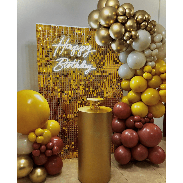 Gold Shimmer Wall Backdrop Panel - Birthday, Anniversary , Wedding ...