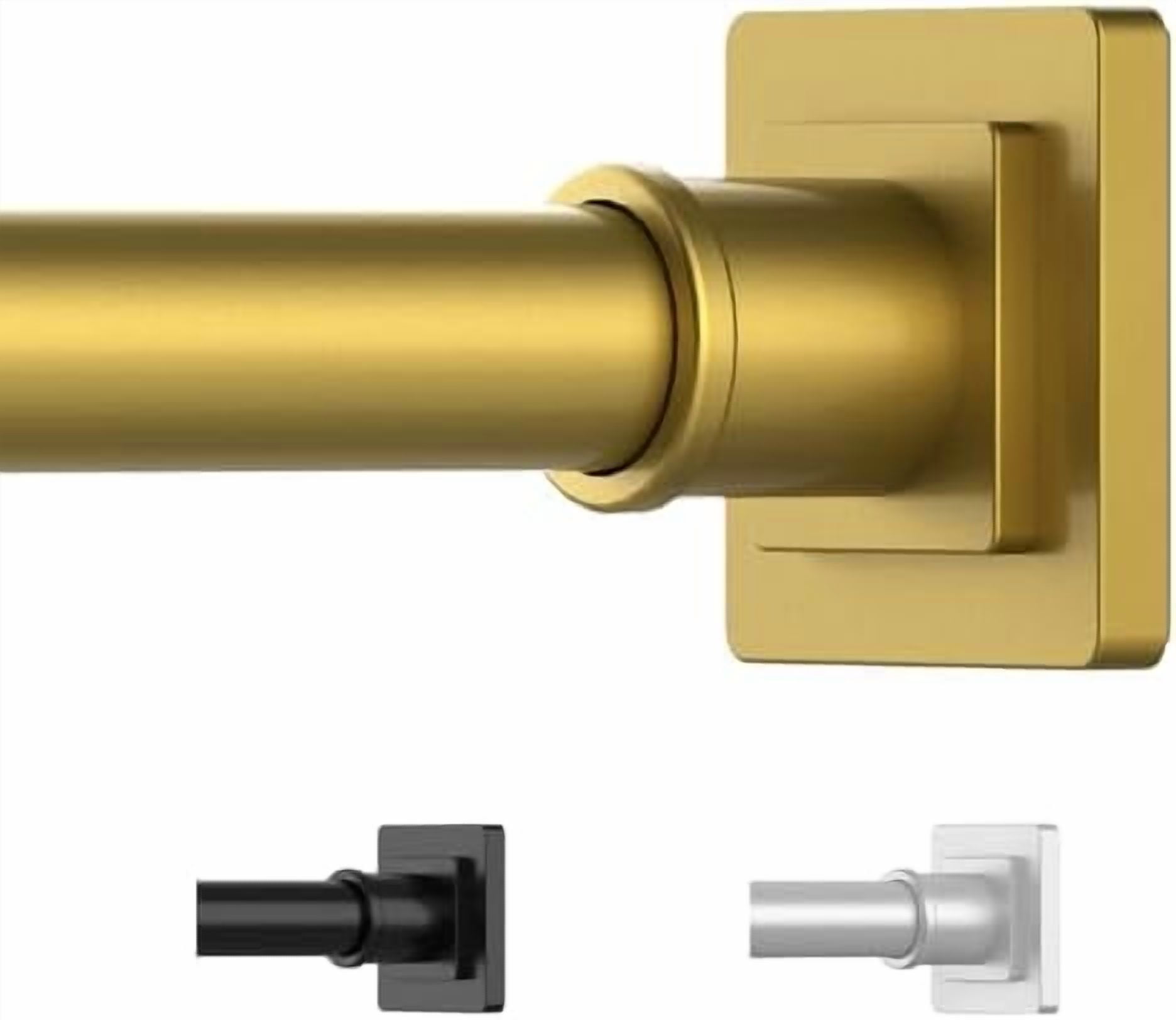 Gold Shower Curtain Rod 35-54 Inches Non-Slip Shower Rod Tension ...