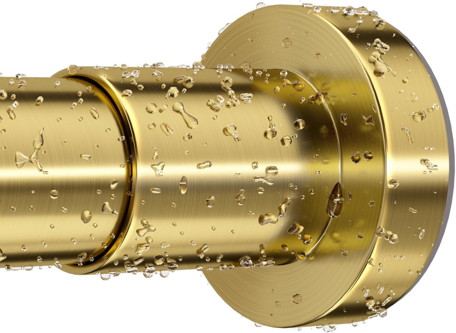 Gold Shower Curtain Rod 36-98 Inches (3-8.2ft) Non Rust Adjustable ...