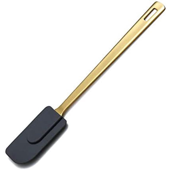Gold Silicone Spatulas, Flexible Scrapers Baking Mixing Tool With ...