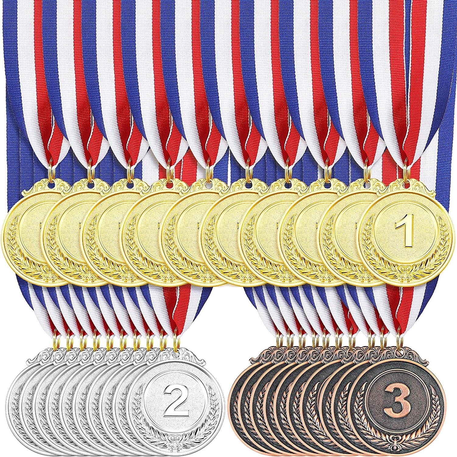Gold Silver Bronze Award Medals Competition Style Winner Award Medals ...