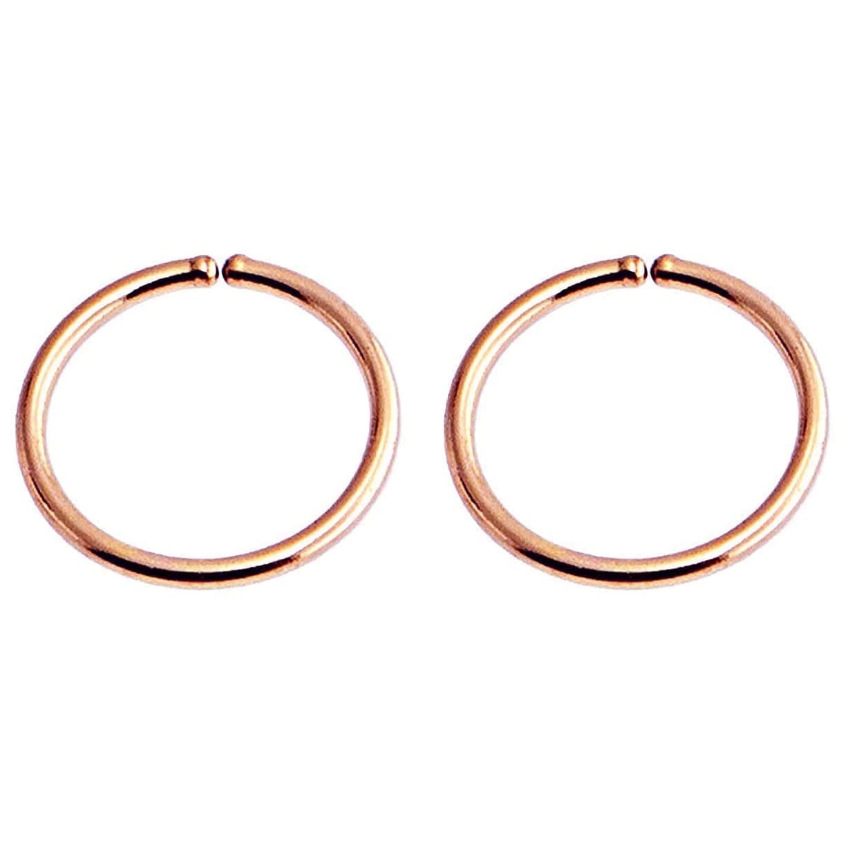 Gold Silver Hoop Earrings Cartilage Nose Septum Ear Helix Tragus ...