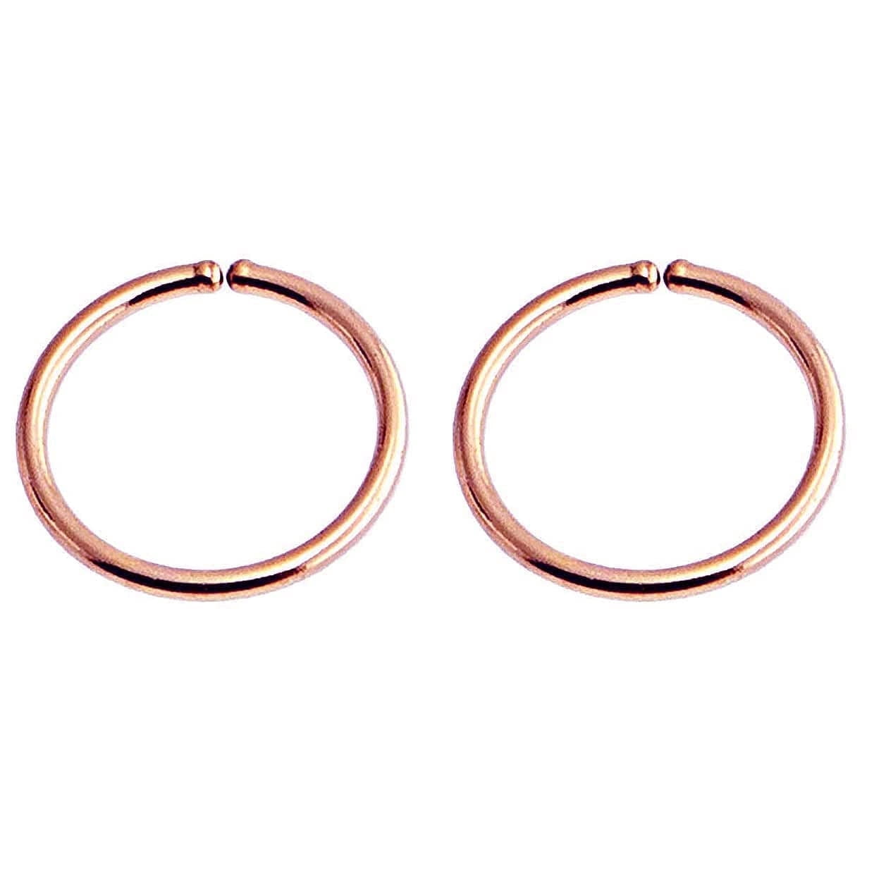 Gold Silver Hoop Earrings Cartilage Nose Septum Ear Helix Tragus ...